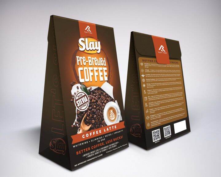 SLAY PRE-BREWED COFFEE LATTE Top Tier Beauty and Wellness Whitening ...