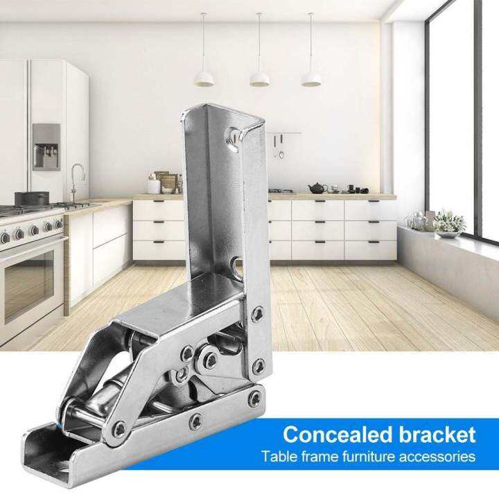 90 Degree Iron Folding Hinge Table Leg Brackets Foldable for Table ...