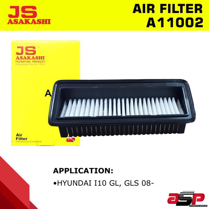 JS Air Filter A11002 for Hyundai i10 GL, GLS 08- (NAIT-197) | Lazada PH