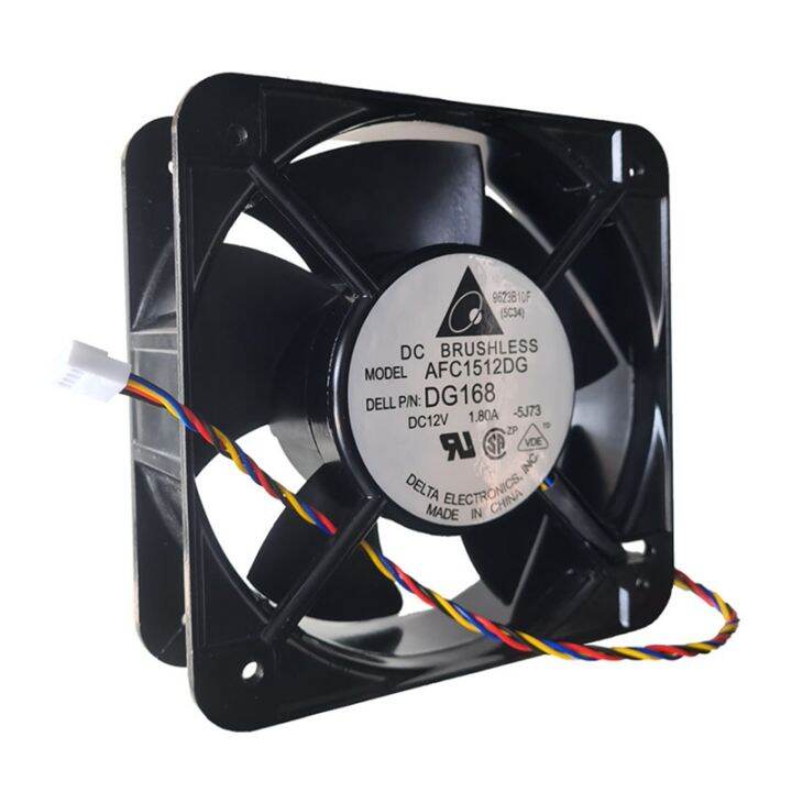 Cooling Fan for Delta 150mm AFC1512DG 15cm 15050 12V 1.80A Fan for 490/690 P/N:PG168 Server ...