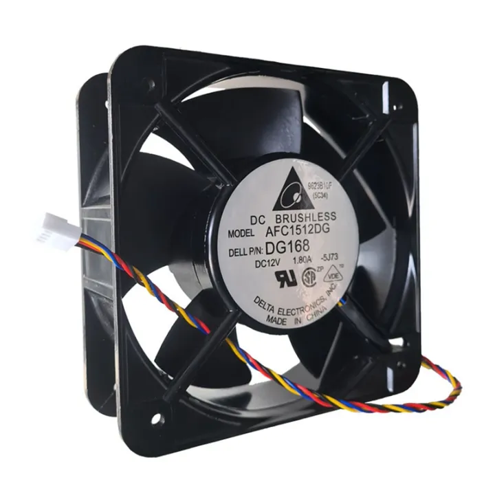 Cooling Fan for Delta 150mm AFC1512DG 15cm 15050 12V 1.80A Fan for 490/690 P/N:PG168 Server ...