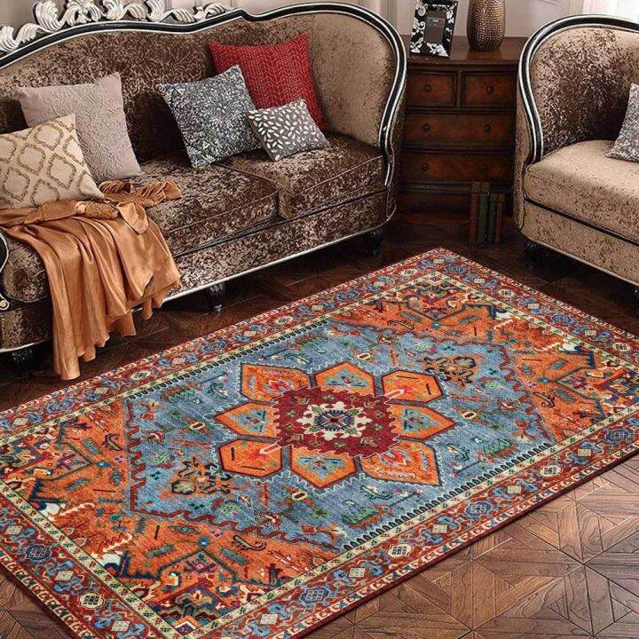 【NEW】 Bohemia Persian Mandala Carpets Living Room Bedroom Non-Slip Area ...