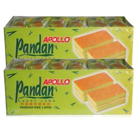 Apollo Pandan Layer Cake (24pcs) | Lazada