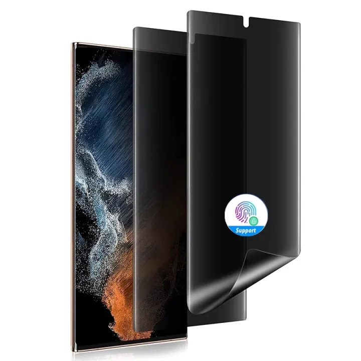 Privacy Screen Protector for Samsung Galaxy S22 Ultra [Support ...