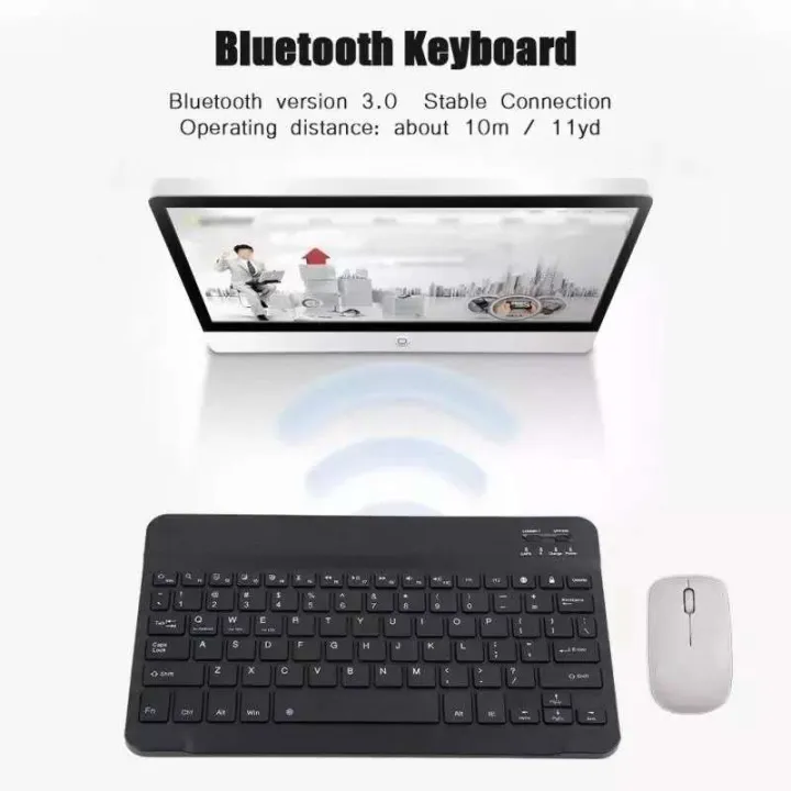 Ama Good Shop Tablet Phone Universal Bluetooth Keyboard Tablet Ipad ...