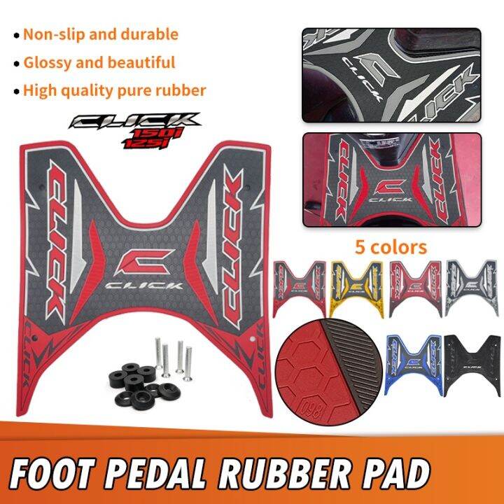 Honda Click Matting Footboard V2 Rubber Made In Thailand For click 125 ...