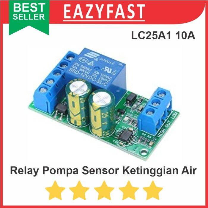 Relay WLC Auto Water Level Control Floatless Sensor Pompa Air Otomatis ...