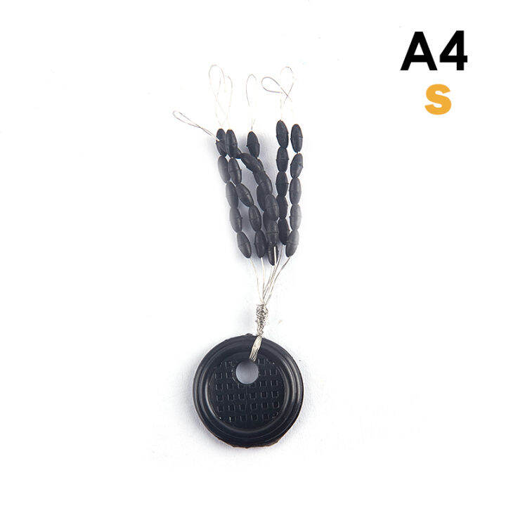 ZHAN Rubber Float Stops Space Beans Oval Stopper Connector Line Buoys ...
