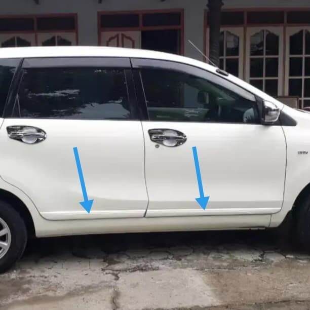 Lsit Lis Body Samping Mobil All New Avanza Xenia warna putih,silver ...