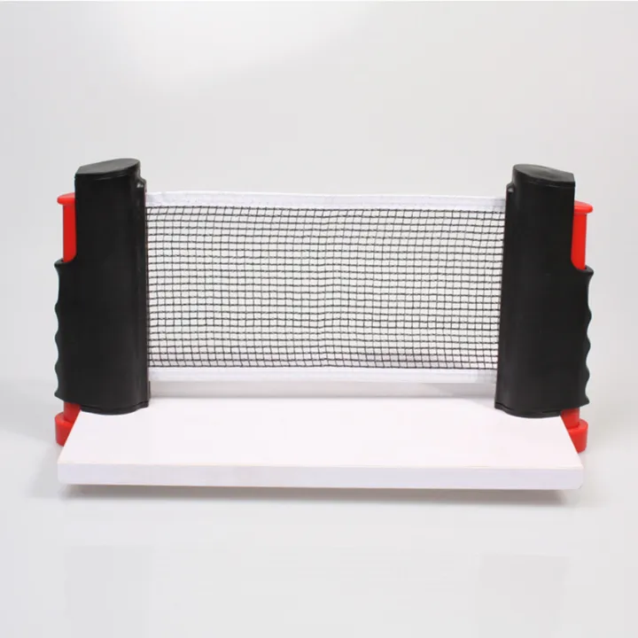 portable Table tennis net and post retractable Ping Pong Net Mesh Stand ...