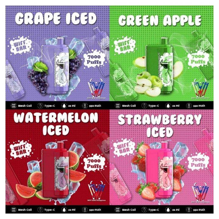 VAPE WIFF Bar Disposable Device Vape 100 Legit AIO System Protection 3 ...