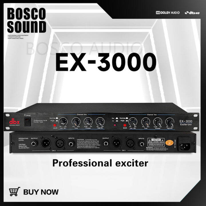 【BOSCO AUDIO】 DBX EX-3000 Processor Professional Audio Aural Exciter Type EX 3000 Bass Booster ...