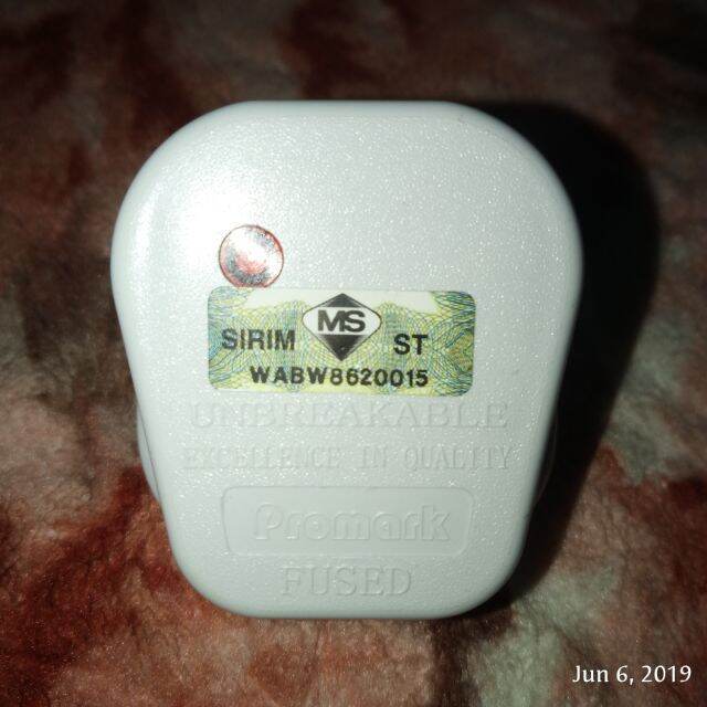 OEM Replacement Plug Top 13Amp White Colour With Sirim Sticker ...