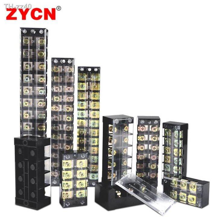 Dual Row Barrier Screw Terminal Block TB-1512 Strip Wire Connector 600V ...