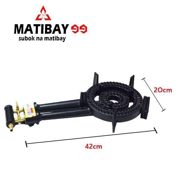 COD MATIBAY 2 ring Cast iron burner Gas stove heavy duty MGC-30 | Lazada PH
