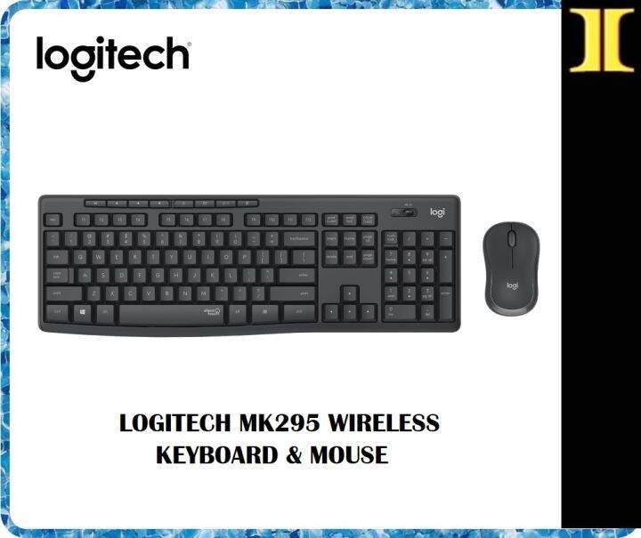 Logitech Mk295 Wireless Keyboard And Mouse Silent Work In Silence With 90 Less Clicking And