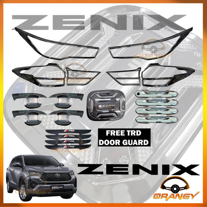 TOYOTA INNOVA ZENIX 2023 to 2024 Combo Set Garnish Chrome ( car ...
