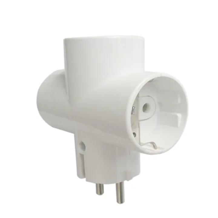 1 To 3 Way European Type Conversion Socket EU Standard Power Adapter ...