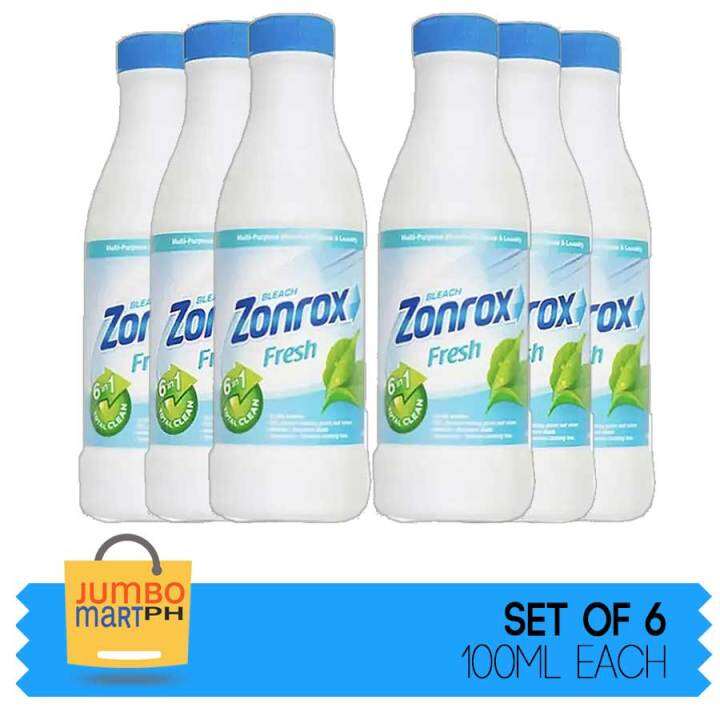 ZONROX BLEACH FRESH 100ML / SET OF 6 | Lazada PH