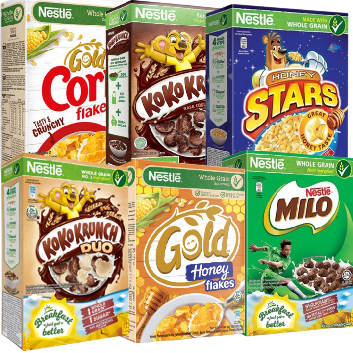 Nestle Breakfast Cereal Koko Krunch / Honey Star / Milo/ Corn Flakes ...