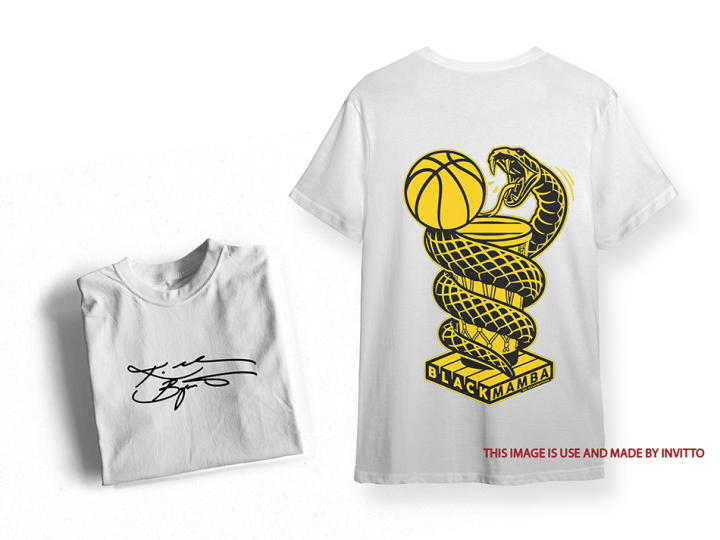 Tshirt Kobe Bryant Black Mamba Clothes for Men NBA Shirts Premium ...