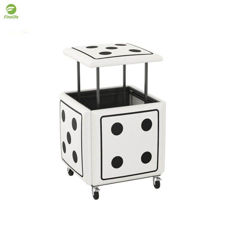Finelife Dice Rubik's Cube Stool Family 5-in-1 Sofa Stool Living Room ...