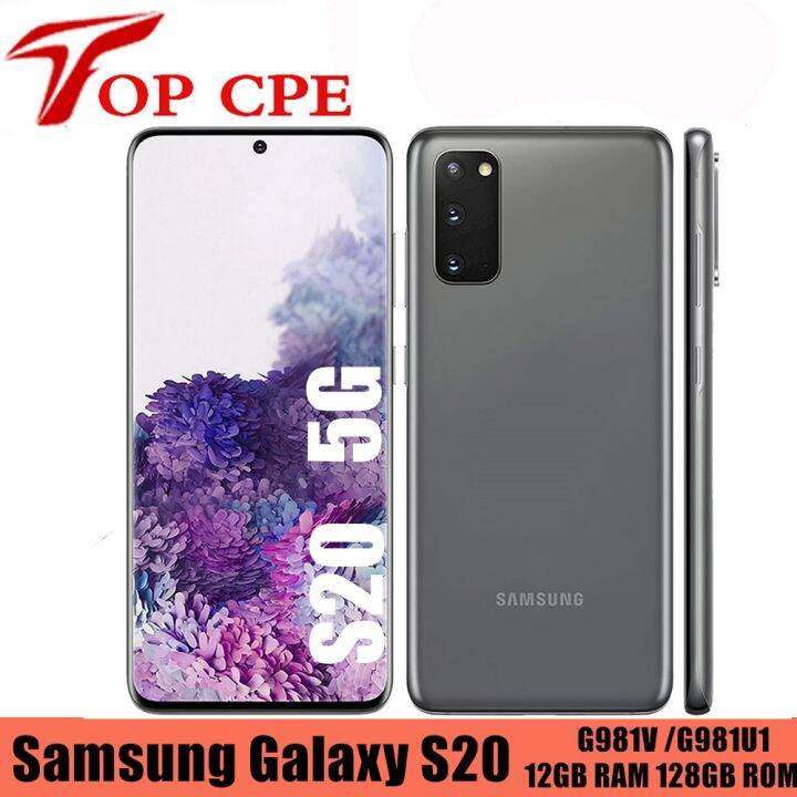 Samsung Galaxy S20 5G G981U1 G981V 12GB RAM 128GB ROM Snapdragon 865 6. ...