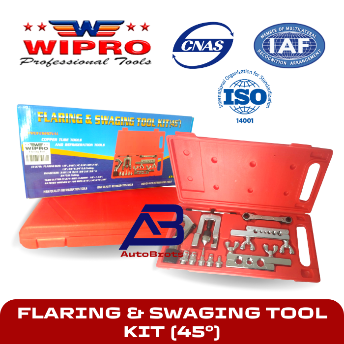 WIPRO Flaring Tool Komplit Swaging Tool / Alat Pemekar Pipa AC CT278-L ...