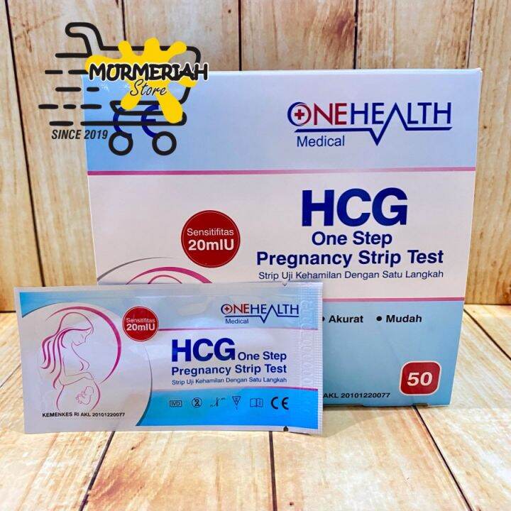ONEHEALTH Alat Tes Kehamilan PERSTRIP-Test Pack hCG Urine Pregnancy ...