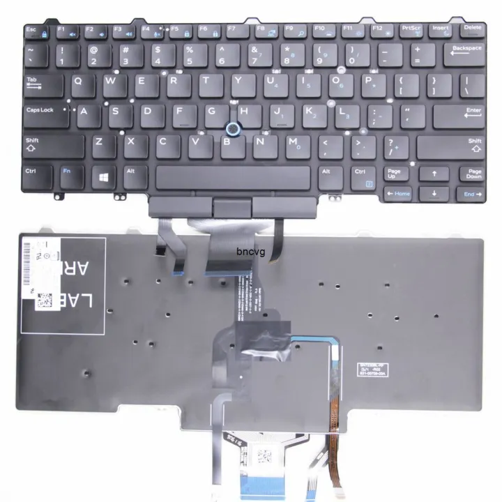 New US English Backlit Original Laptop keyboard for Dell Latitude E5450 ...
