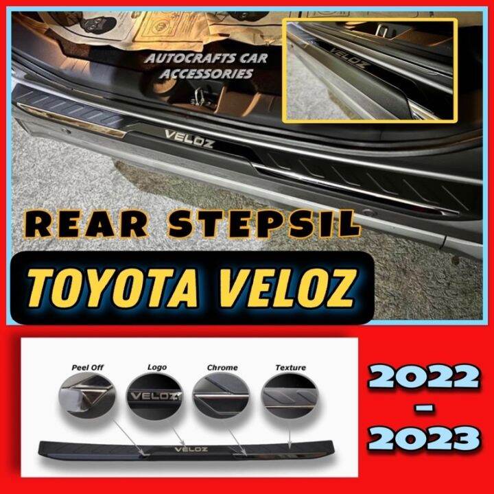 TOYOTA VELOZ 2022-2023 REAR STEPSIL (V AND G VARIANTS) | Lazada PH