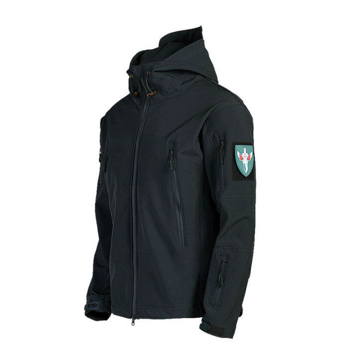 KOETSU 【COD】 Jacket เสื้อแจ็คเก็ตหนังปลาฉลามกลางแจ้ง เสื้อแจ็คเก็ตแบบ ...