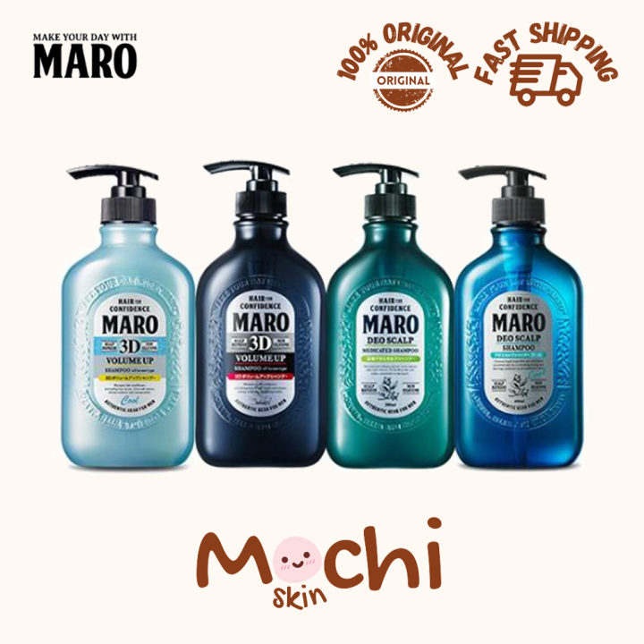 MARO Shampoo Cool 3D Volume Up / Cool Deo Scalp Medicated 400ml / 480ml | Lazada