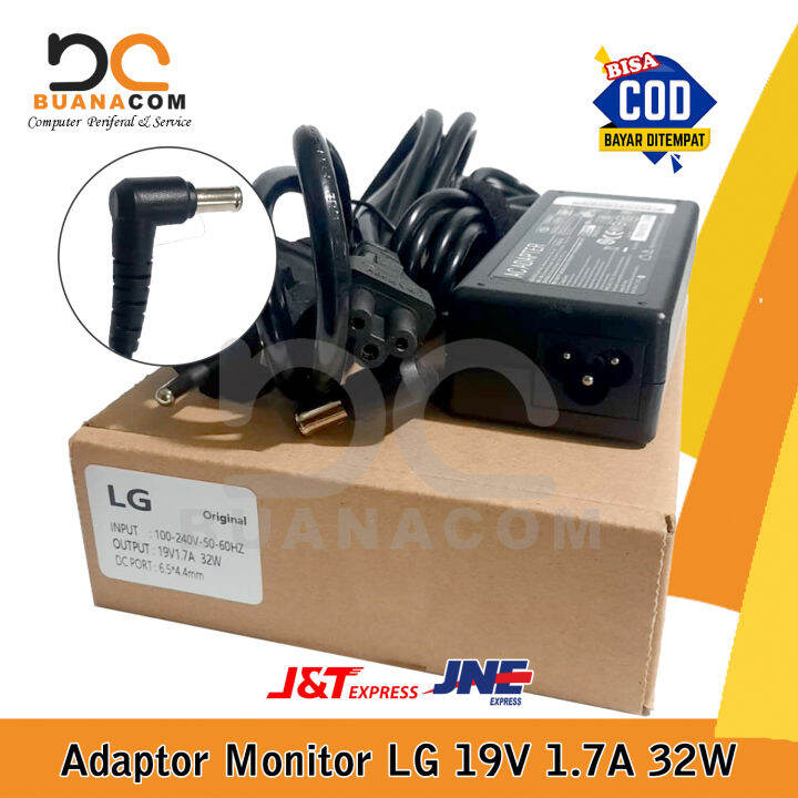 BuanaCom Adaptor Monitor LG dan Adaptor Laptop SONY 19V 17 A 32W ...