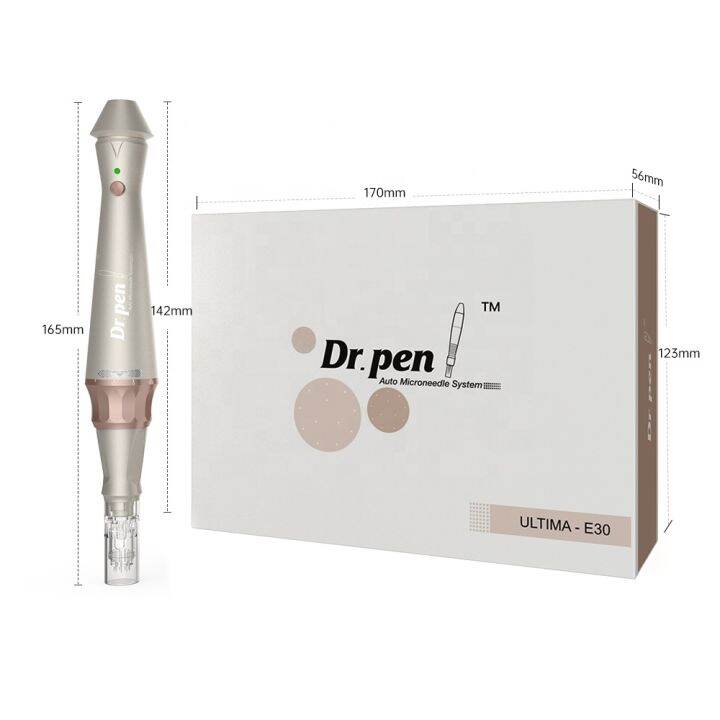 Wireless New Dr Pen E30 DermaPen Gold Micro Needling Machine Anti Aging and Wrinkles derma pen ...