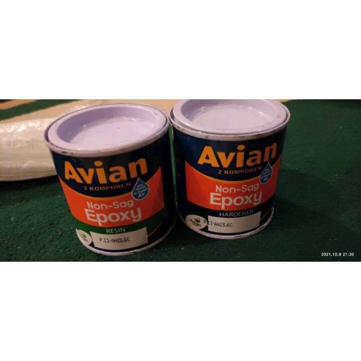 Lem Epoxy Avian Non-Sag 800gr Kayu Kapal Besi Lem Sebaguna Area Basah ...