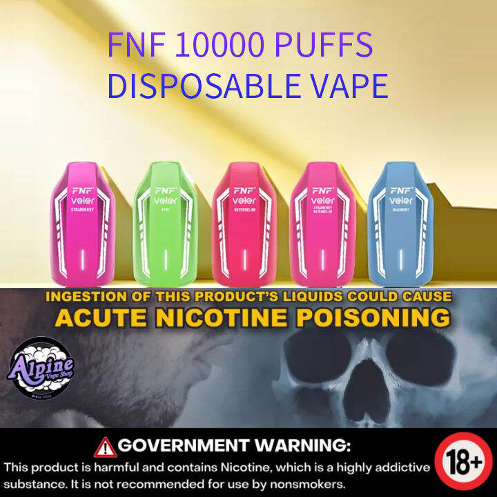 10000/9000 puffs FNF Disposable 10K puffs 3% INC. | Lazada PH
