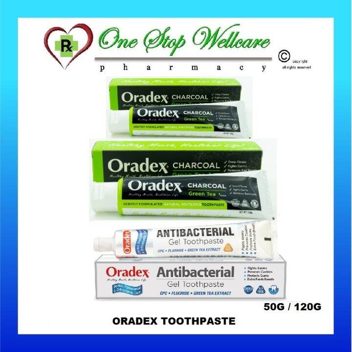 ORADEX CHARCOAL (GREEN TEA / ANTIBACTERIAL) 50G / 120G | Lazada
