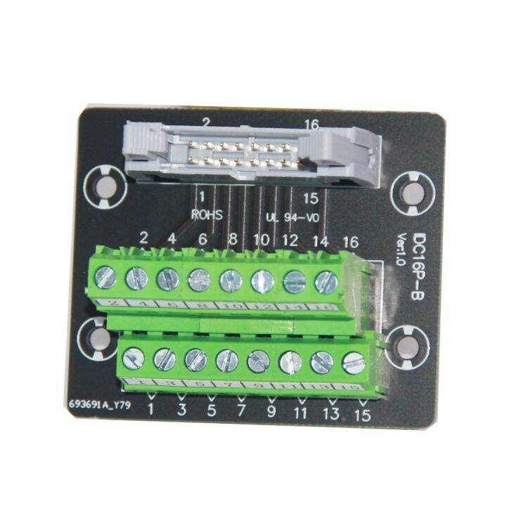IDC 16P to Terminal Adapter Board Module IDC16Pin Interface PLC Relay Breakout Board terminal ...