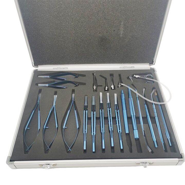 21Pcs/Set Cataracl And Intraocular Lens Implantation Micro Instruments ...