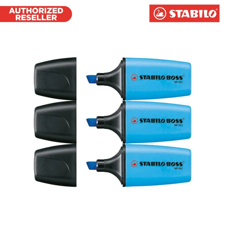 STABILO Boss Mini - Blue 3s | Lazada PH
