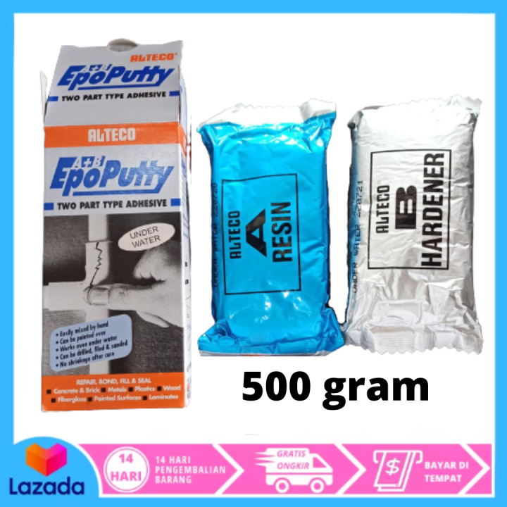 ORIGINAL Lem Epo Putty ALTECO Lem porting 500gr 500 gram Lem Epoxy ...