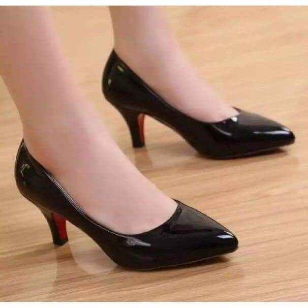 Sepatu kerja heels pantofel runcing | Lazada Indonesia