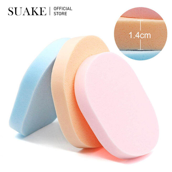 SUAKE 1 PCS Cleansing Sponge Face Wash Sponge Makeup Sponge Puff Soft ...