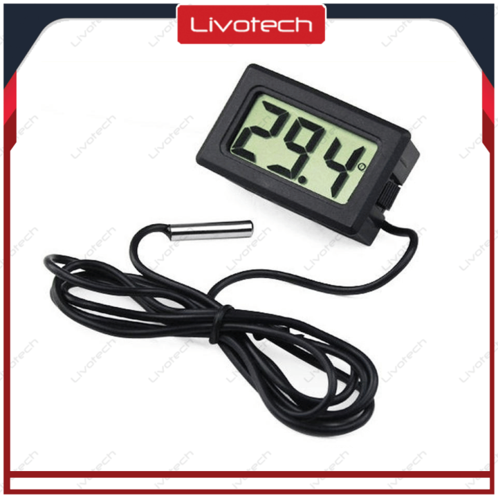 Digital Thermometer dengan Probe 1 meter (termometer mini) | Lazada ...