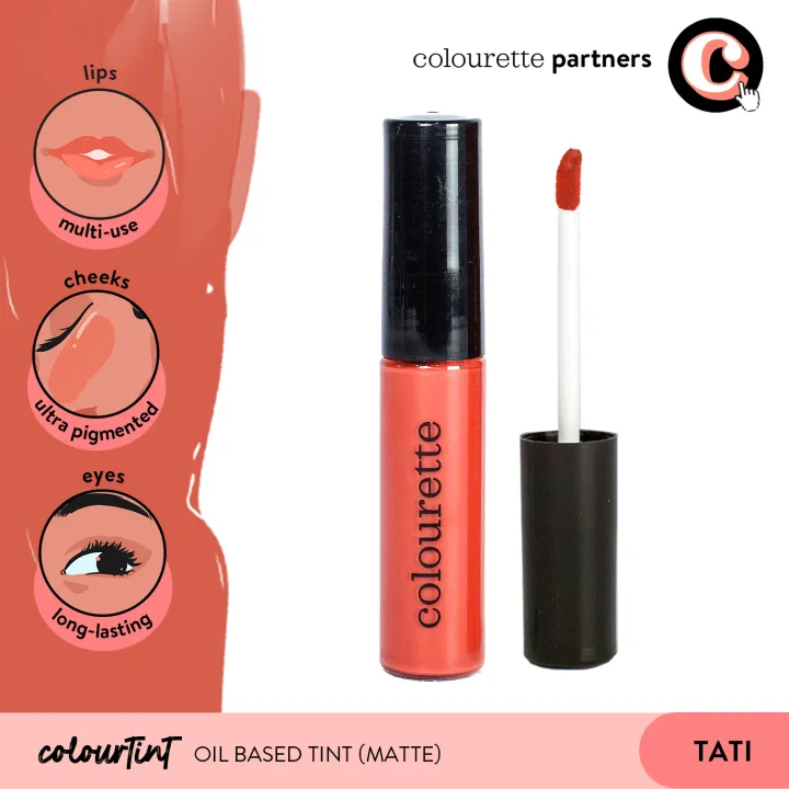 Colourette Colourtint in Tati (Matte) [Long-Lasting, Matte Lip Tint ...