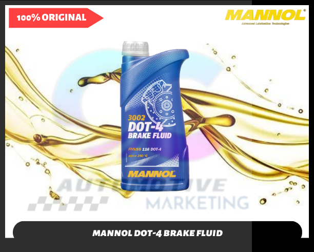 MN3002-1 MANNOL DOT-4 Brake Fluids 1Liter | Lazada