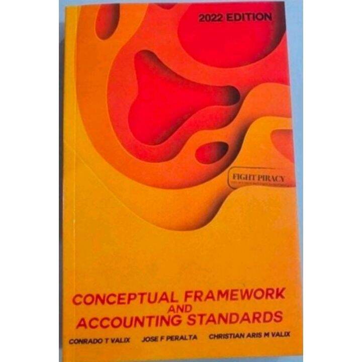 COD CONCEPTUAL FRAMEWORK ACCOUNTING STANDARDS 2022 ED.by valix | Lazada PH