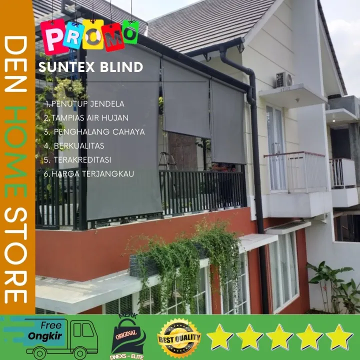 suntex blind tampias cahaya air hujan anti air anti cahaya anti angin ...