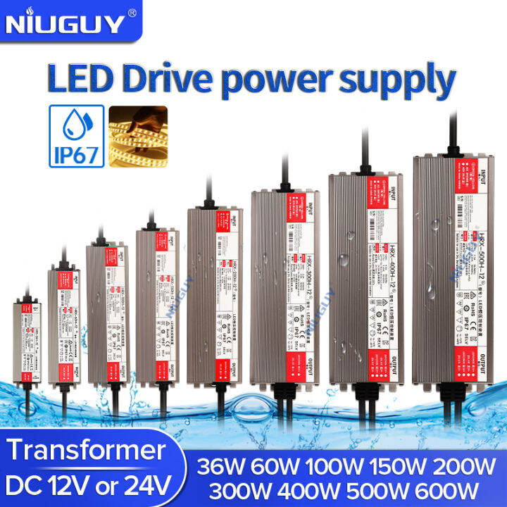 Ip67 waterproof power supply DC12V/24V 36W 60W 100W 150W 200W LED ...